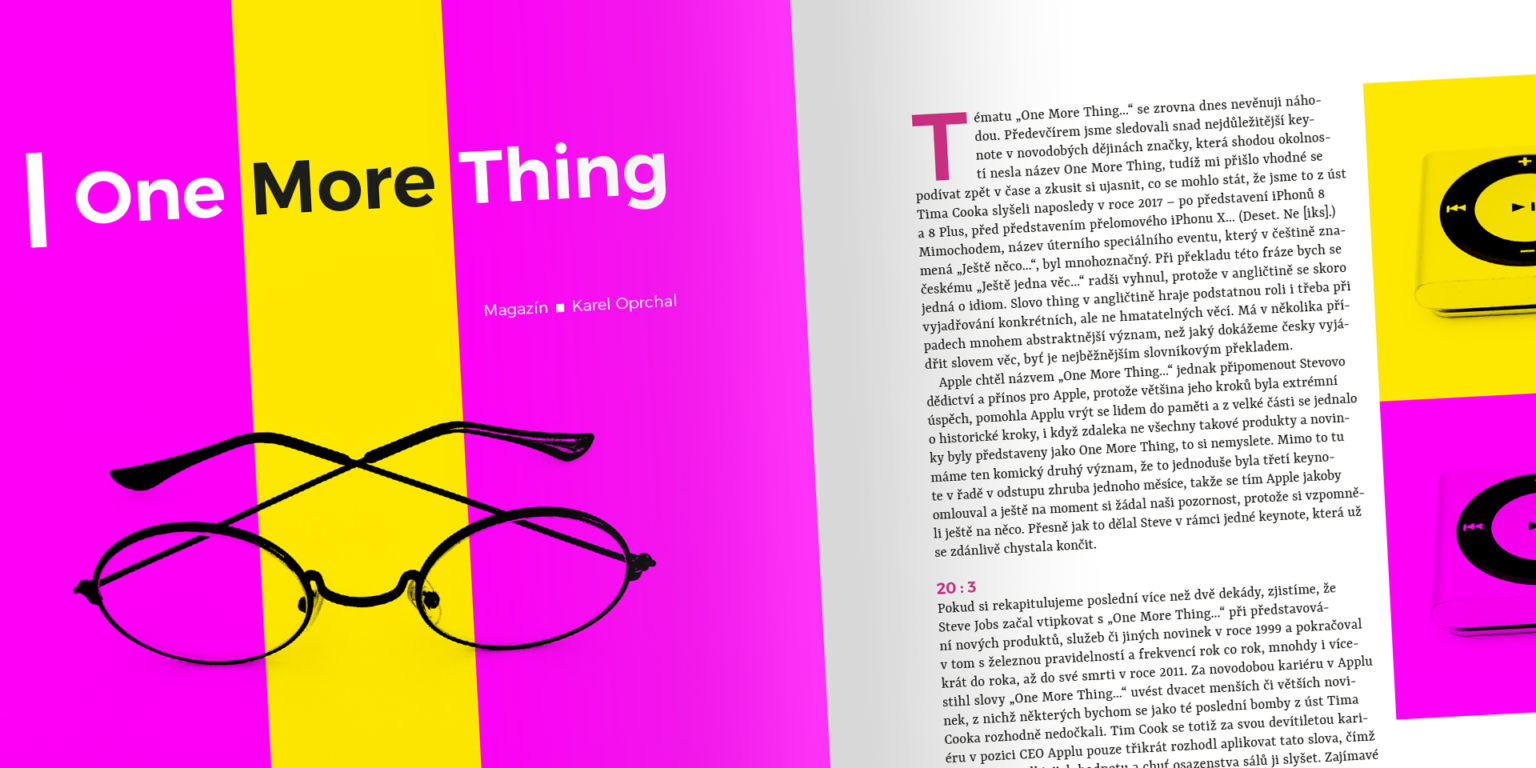 One More Thing… - iPure.cz