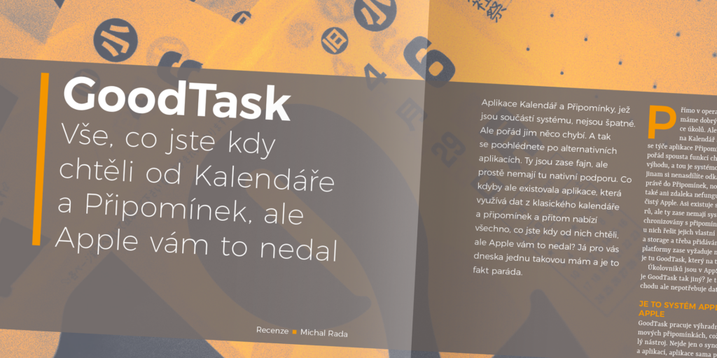 GoodTask: Vše, co jste kdy chtěli od kalendáře a připomínek, ale Apple ...